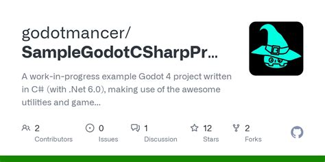 Github Godotmancer Samplegodotcsharpproject A Work In Progress