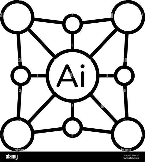 Generative Ai Network Icon Stock Vector Image And Art Alamy