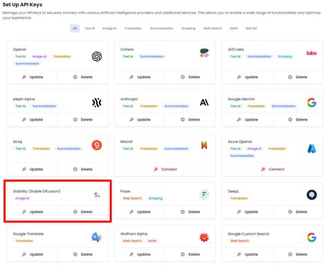 Cómo Configurar la Clave API de Stability en AI Content Labs