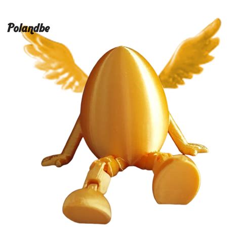 Pe Easter Decor Ideas 3d Printed Easter Eggs Flexible Joint Easter Egg Decor Toy For Easter