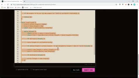 Day 3 Intro To Conditional Statements Hackerrank Solutions In C Full Hd