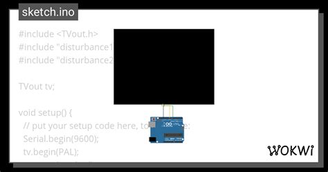 TV Static Class Wokwi ESP STM Arduino Simulator
