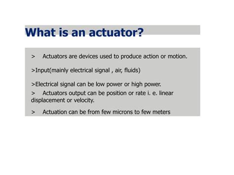 Introduction To Actuators Pdf Robotics Technology And Computing