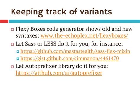 Leveling Up With Flexbox Smashing Conference