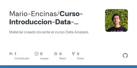 Github Mario Encinas Curso Introduccion Data Science Material Creado Durante El Curso Data