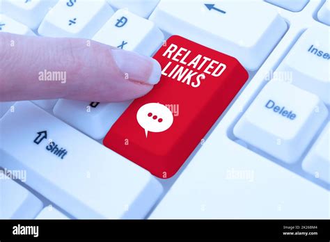 Text Caption Presenting Related Links Business Concept Website Inside