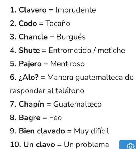 10 Palabras Desconocidas De Guatemala Brainly Lat