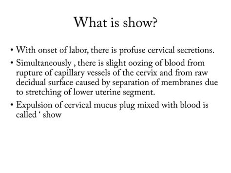 Normal Labor And Stages Of Labor Ppt
