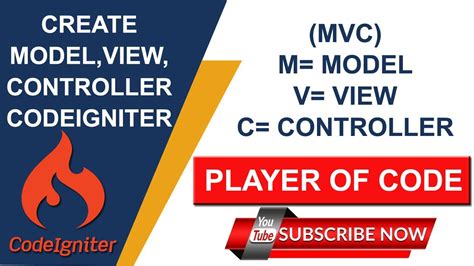 Create Model View Controller Codeigniter Tutorial 2020 Codeigniter Tutorial For Beginners