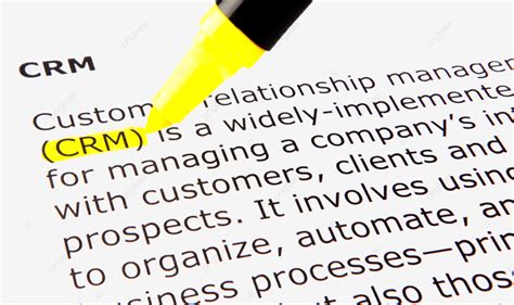 Crm Customer Relationship Management Paper Organization Business