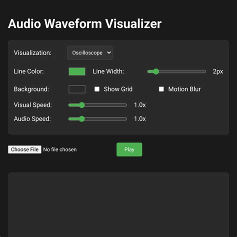 Audio Waveform Visualizer