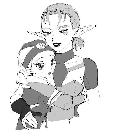 Princess Zelda Impa And Babe Zelda The Legend Of Zelda And More Drawn By Yamori