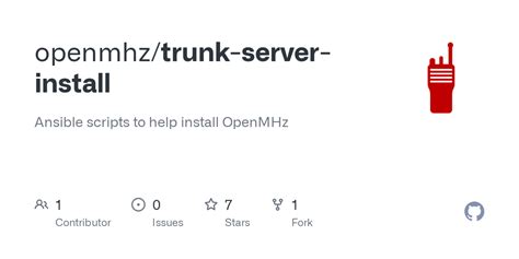 GitHub Openmhz Trunk Server Install Ansible Scripts To Help Install