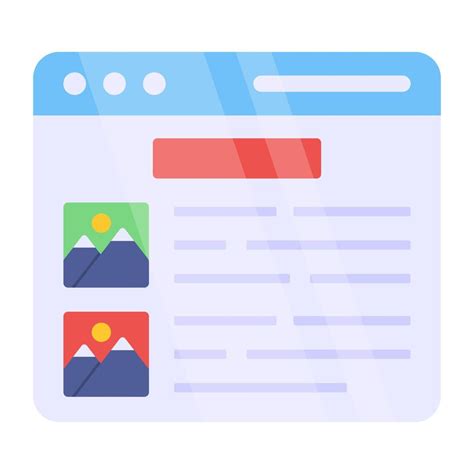Modern Design Icon Of Web Landscape Vector Art At Vecteezy