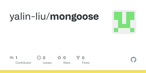 GitHub Yalin Liu Mongoose