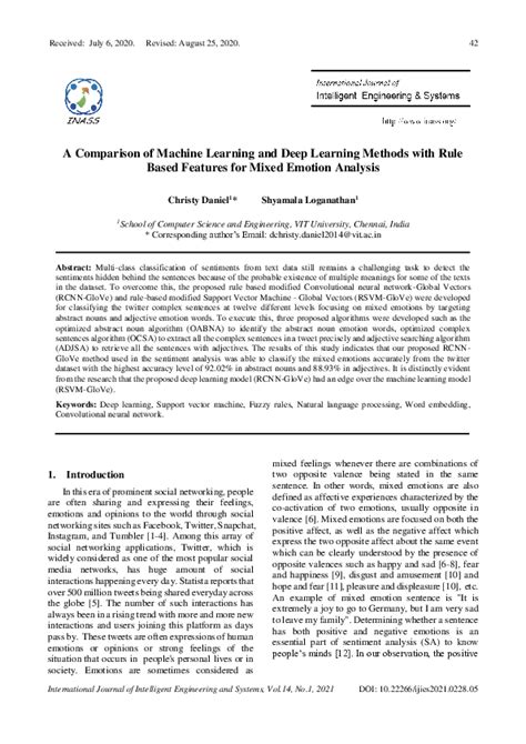 Pdf A Comparison Of Machine Learning And Deep Learning Methods With Rule Based Features For