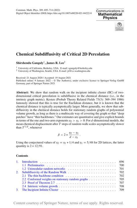 Chemical Subdiffusivity Of Critical 2d Percolation