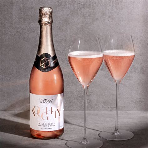 Noughty Alcohol Free Sparkling Rosé Thomson And Scott Noughty Wine Us
