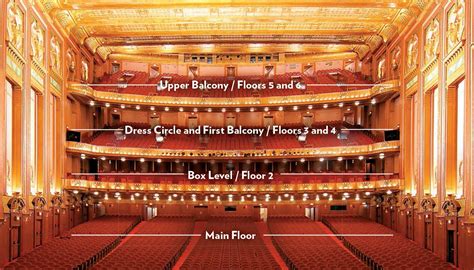 San Francisco Opera Seating Chart