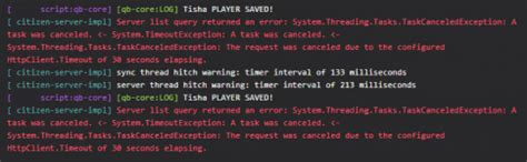 Answered Help TxAdmin Console Server List Query Returned An Error Any Solution VAG