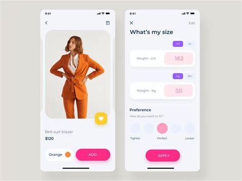 clother ui mobile kit iv minimal web design ui design ux design