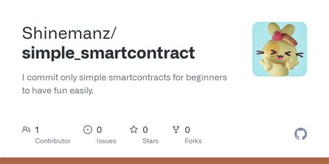 GitHub Shinemanz Simple Smartcontract I Commit Only Simple Smartcontracts For Beginners To