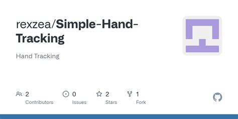 Github Rexzeasimple Hand Tracking Hand Tracking