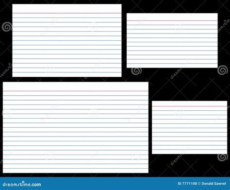 Blank Index Card Template Cardtemplate My Id