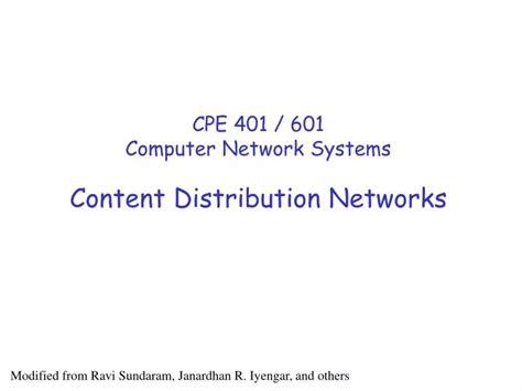Ppt Content Distribution Networks Powerpoint Presentation Free Download Id1614277