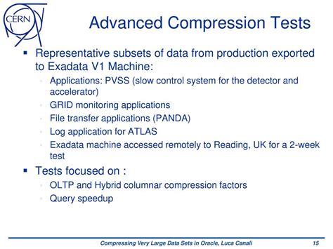 Compressing Very Large Data Sets In Oracle Ppt Download