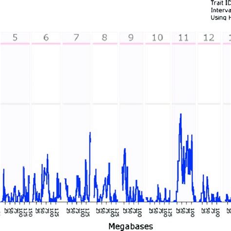 Genome Wide Linkage Qtl Maps Of Tongue Weight A Interval Genome Wide