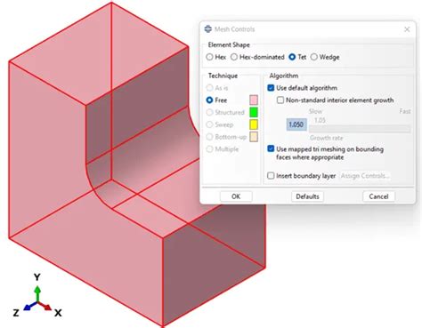 3d meshing in abaqus cae fidelis engineering associates