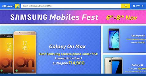 Flipkart Ongoing Samsung Mobiles Fest Offers Mobiles At Heavy Discounts