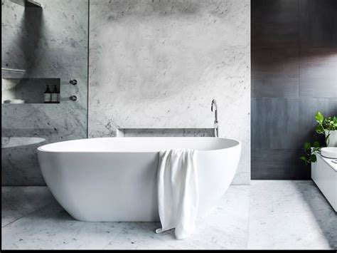 Всегда чистая ванная без уборки почти Минималистская ванная Мраморные ванные комнаты