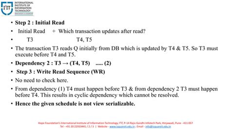 Transaction Serializability In Dbms Pptx Databases Computer