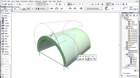 The ARCHICAD Shell Tool Free Rotate Shells In D YouTube