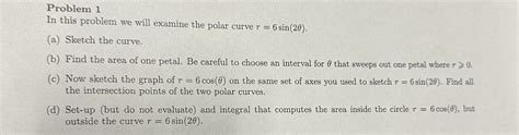 Solved Problem In This Problem We Will Examine The Polar Chegg Com
