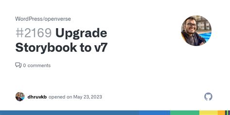 Upgrade Storybook To V7 · Issue 2169 · Wordpressopenverse · Github