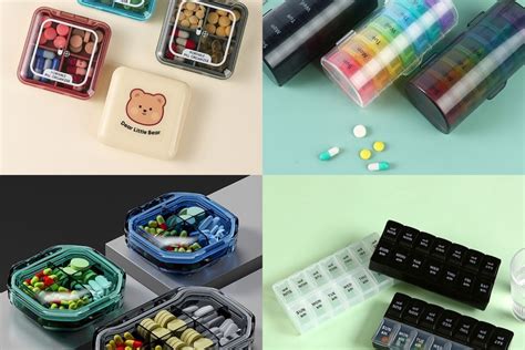 홈바내쓰 휴대용 요일별 약통 보관함 영양제 비타민 약 보관통 알약케이스 모음전 위시버킷