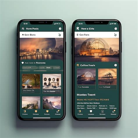 Premium Ai Image Mobile App Layout Design Of Investment News