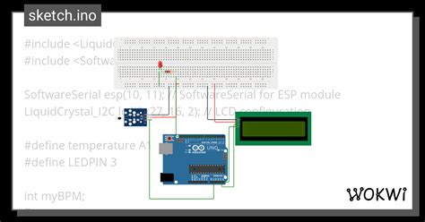 Temperature Wokwi ESP STM Arduino Simulator