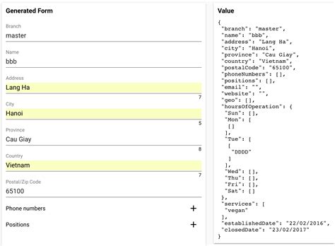 Eco Json Schema Form Vaadin Add On Directory