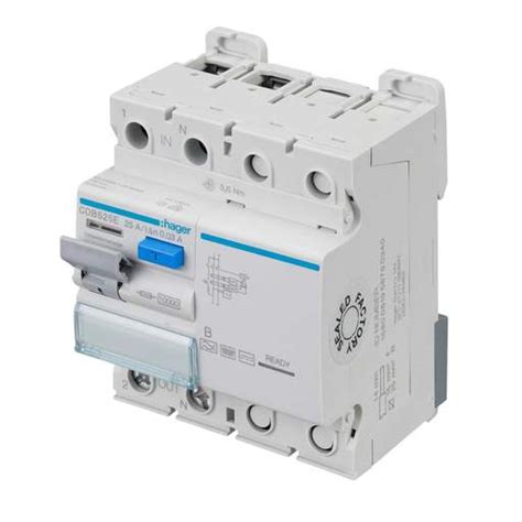Hager 25a 2 Pole 30ma Type B Rcd Cdb525e Cef Hager 25a 2 Pole 30ma Type B Rcd Cdb525e Cef
