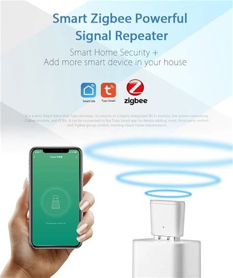 2021 Smart Zigbee Hub Signal Repeater Usb Enhance Signal Tuya Smart