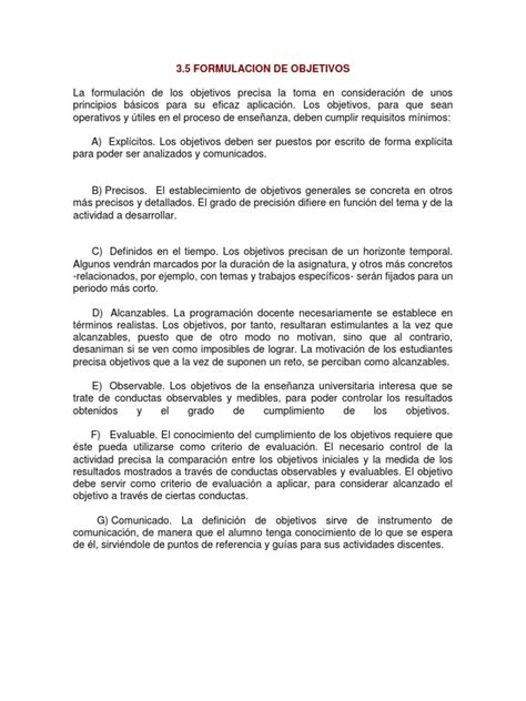 Pdf 35 Formulación De Objetivos Dokumentips