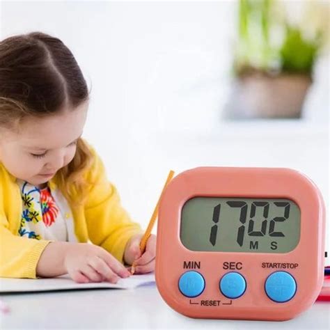 Digital Kitchen Timer Clear Big Digits 0 99 Min For Cooking Office