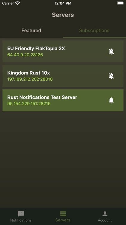 Rust Notifications By SEGIT