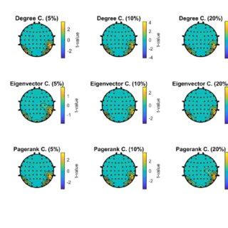 Scalp Maps Showing The Significant Statistical Effect For The Contrast Download Scientific