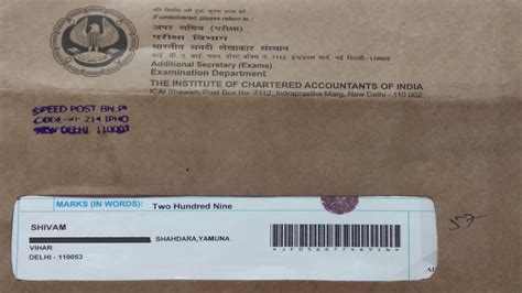 Ca Foundation Marksheet Ca Foundation Result Youtube