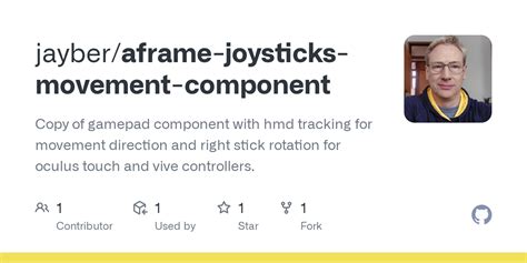 GitHub Jayber Aframe Joysticks Movement Component Copy Of Gamepad Component With Hmd Tracking